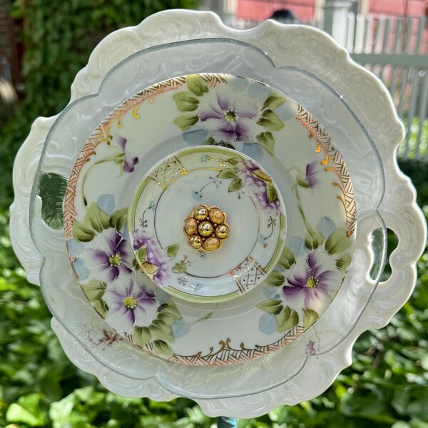 Plate Flowers - Etsy
