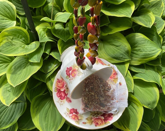 Teacup Bird Feeder, Vintage Teacup Craft, Bird Feeder, Garden Decor ...