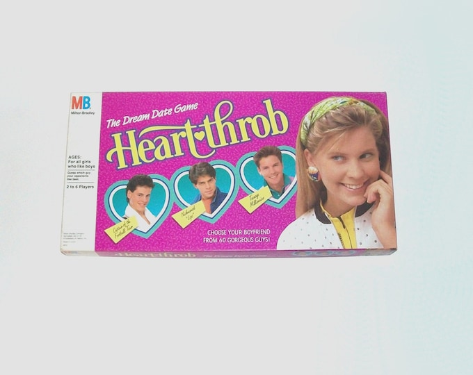 Vintage 80s HEART THROB Boardgame - Etsy