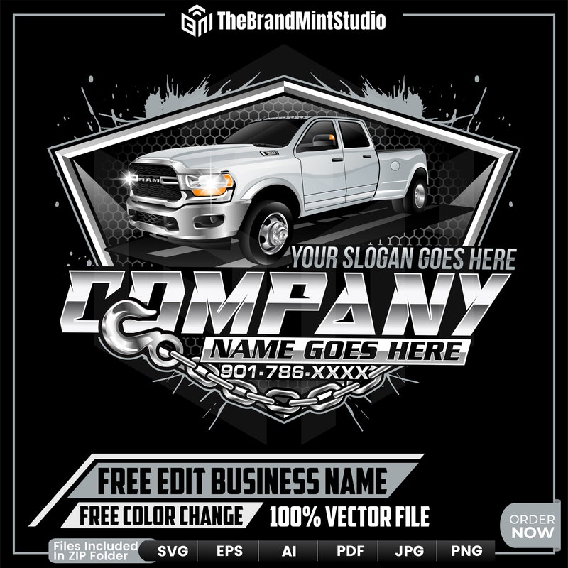 Hotshot Trucking Logo - Etsy