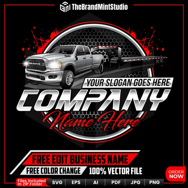 Hotshot Trucking Logo - Etsy