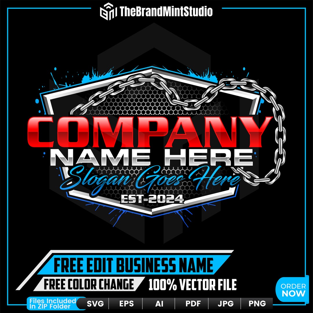 Premade Towing Business Logo, Towing Logo Sign, Owner Operator Logo ...