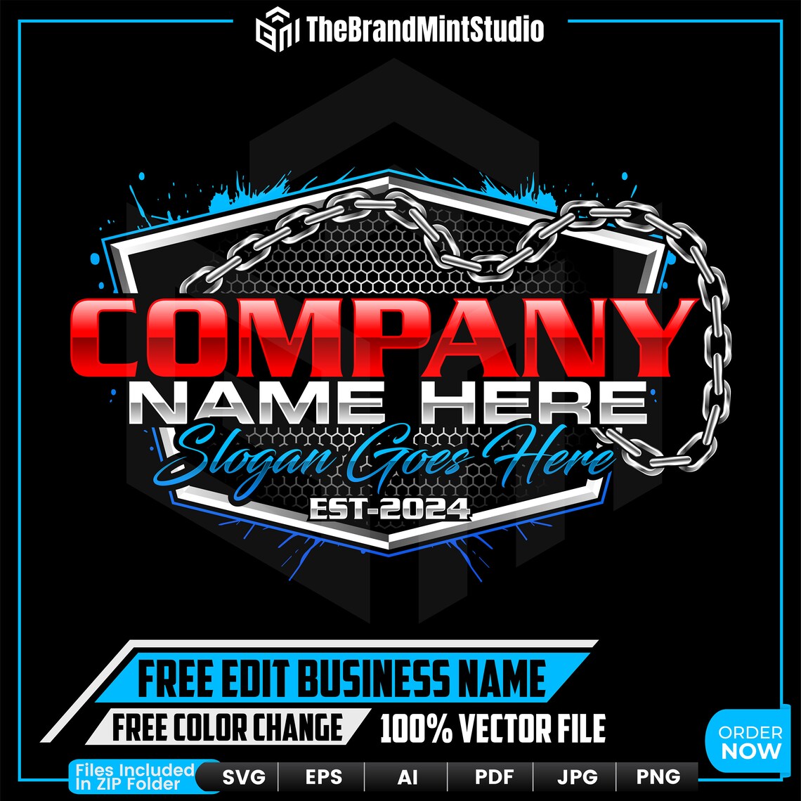 Premade Towing Business Logo, Towing Logo Sign, Owner Operator Logo ...