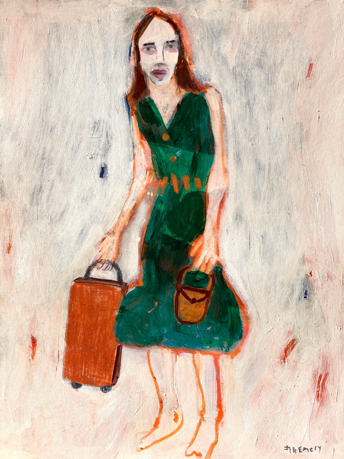 Folk Art Where Are We Really Going Jill Emery Free USA - Etsy