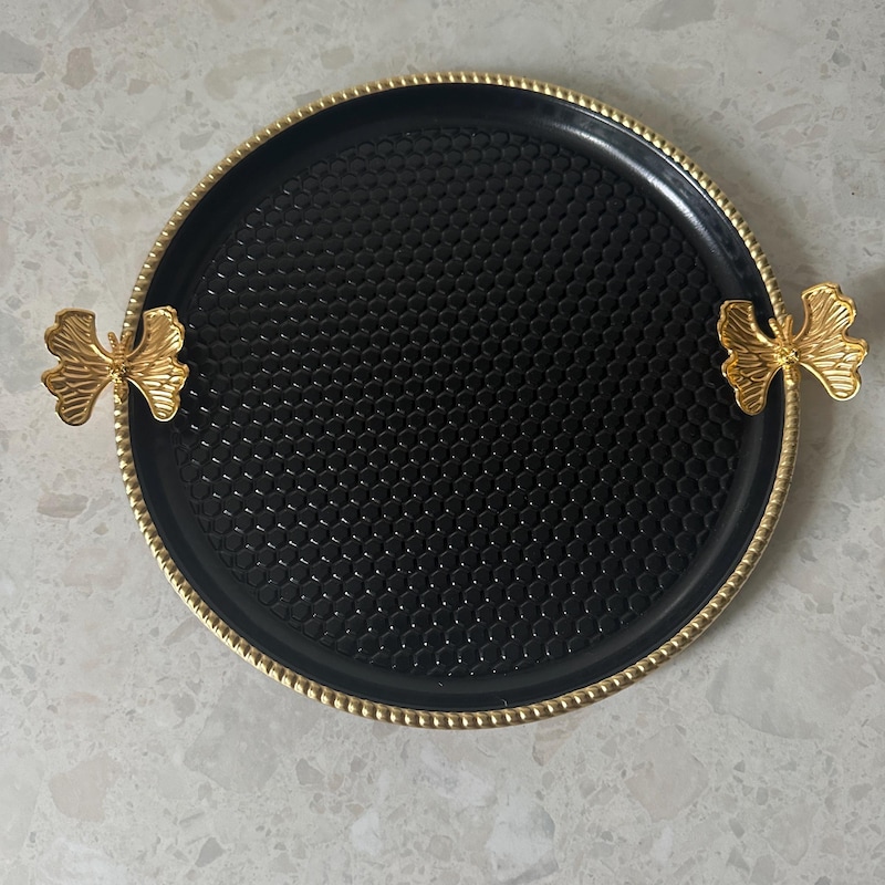 Gold Small Candle Tray - Etsy UK