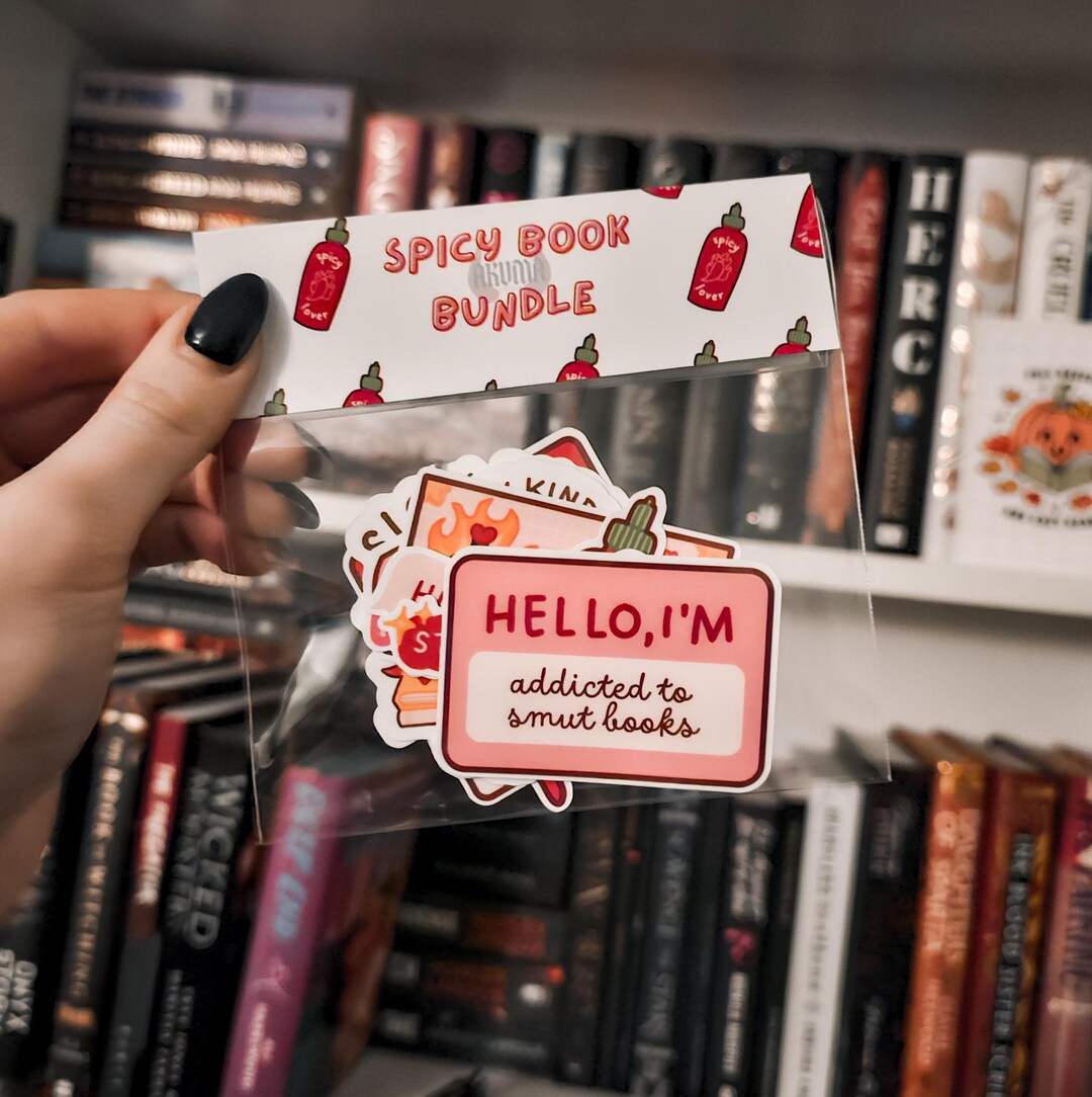 Spicy Book Sticker Bundle - 12 Stickers | Kindle Stickers | Bookish ...