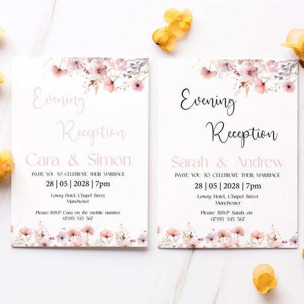 Evening Invite - Etsy UK