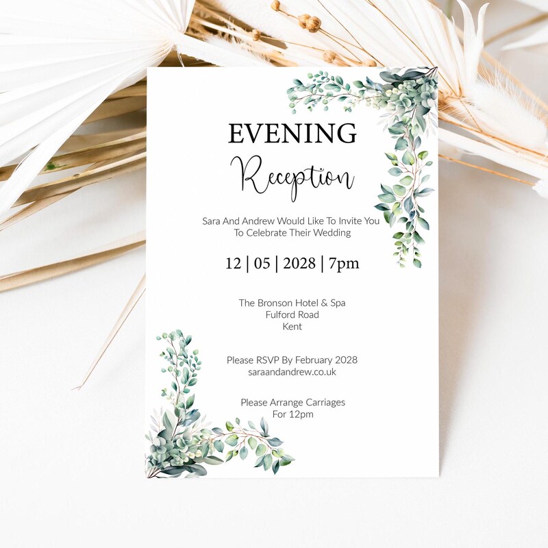 Evening Invite - Etsy UK
