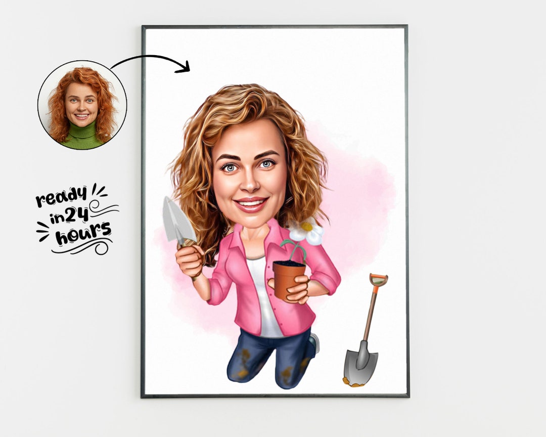 Custom Retirement Cartoon Portrait, Retirement Caricature, Retirement ...