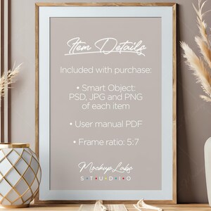 5x7 Frame Mockup Light Wood Frame Wallpaper Mockup, Wooden Frame Mockup ...