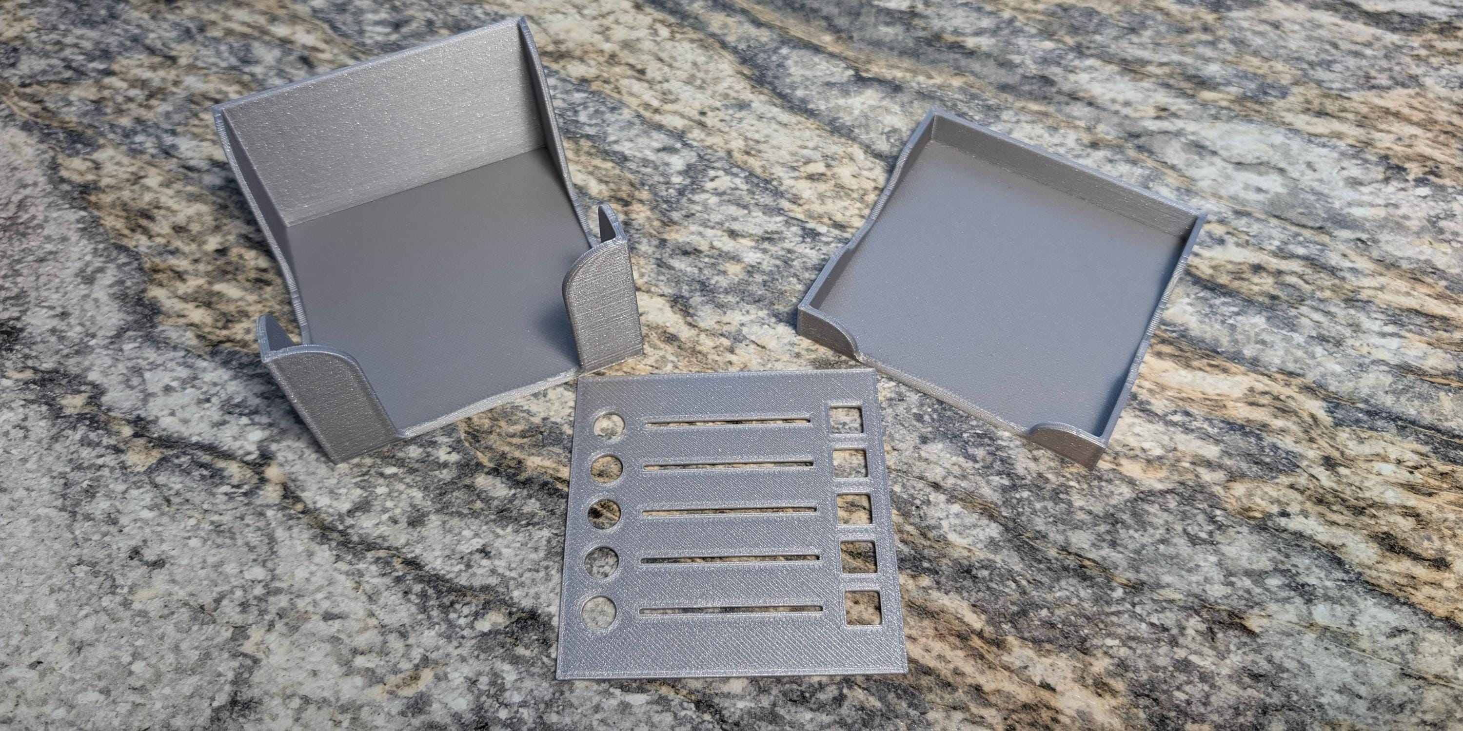 Sticky Note Stencil| 3D Printed, Custom Design, 3"x3" Sticky Note Holder, Stencil Variance - Etsy