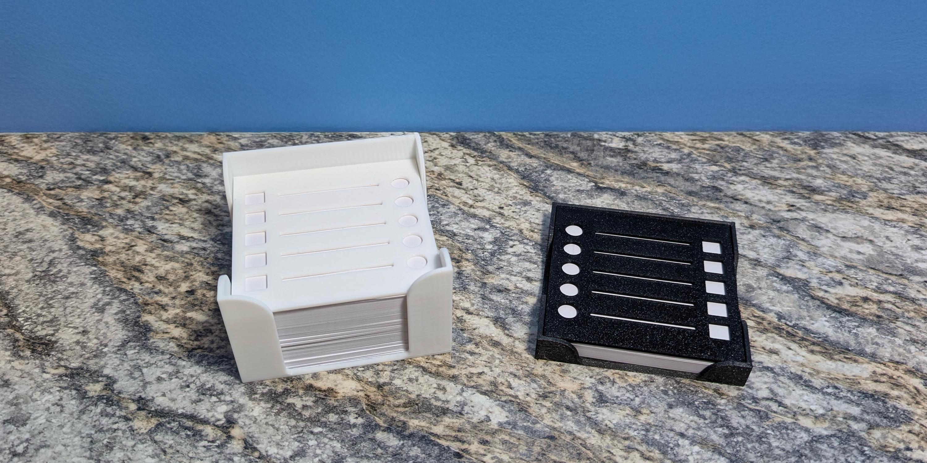 Sticky Note Stencil| 3D Printed, Custom Design, 3"x3" Sticky Note ...