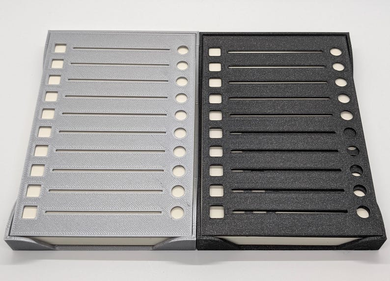 Notepad Stencil | 3D Printed, Custom Design 4"x6" Notepad Holder With ...