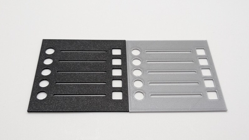 The Sticky Note Stenci 3D Printed, Custom Design, 3x3 Sticky Note ...