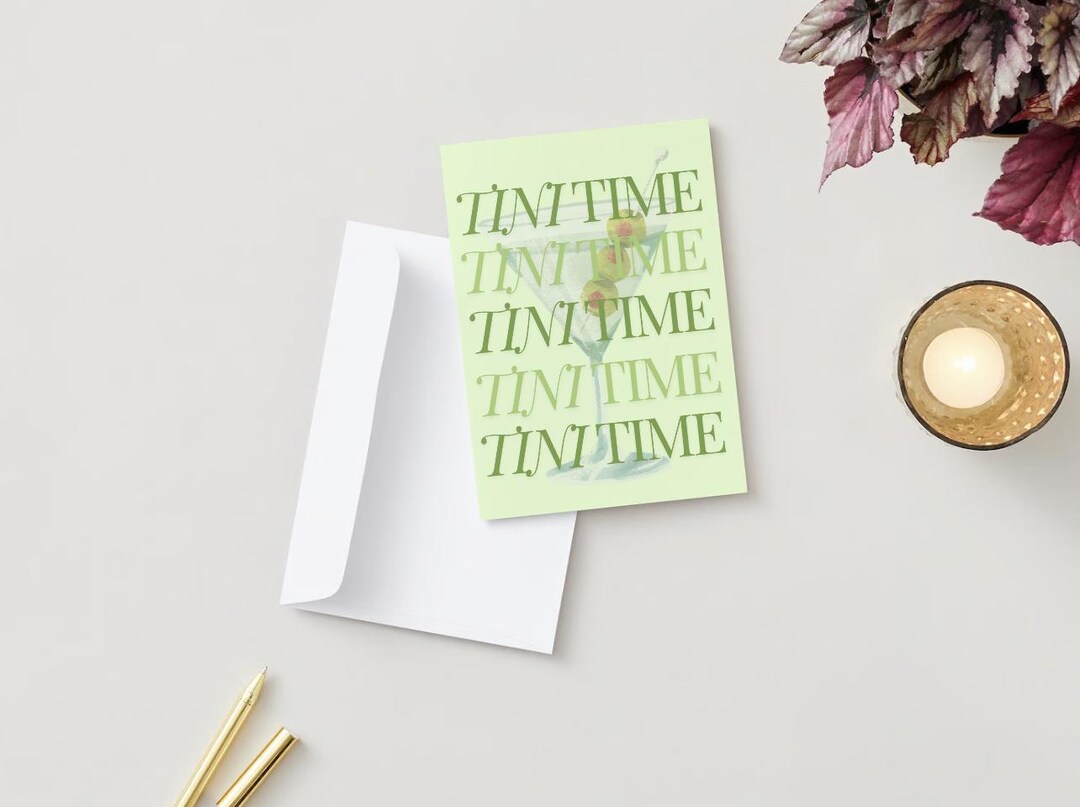 Tini Time Card - Etsy