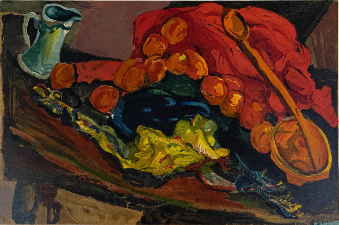 Chaim Soutine (1893-1943) (after) - Still Life With Turkey - Lithograph ...