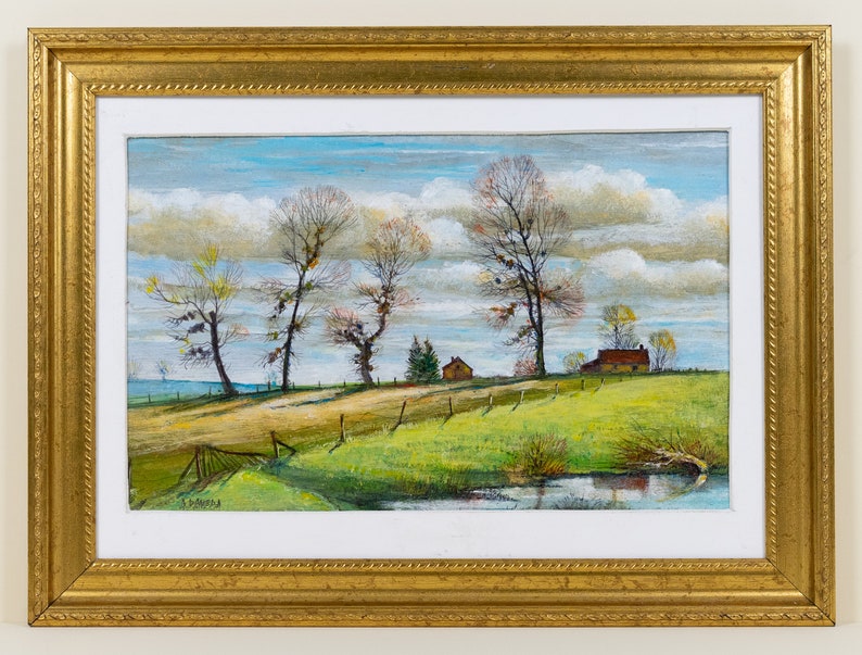 Antoine Paneda (1929) - Contre Jour (against the Day) - Original Oil ...