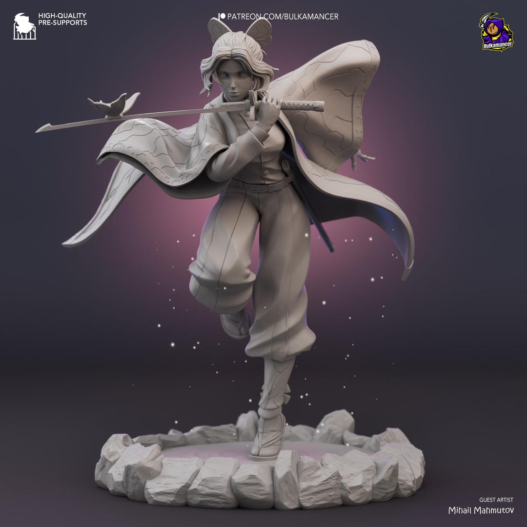 Venomous Butterfly Shinobi | 3D Printed Collectible Figure | for Japan ...