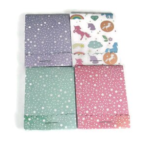Birthday Party Favor Matchbook Notepads Mini Note Pads in Magical Set ...