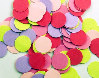 Funfetti Confetti Large Dots in Red Quantity 250 - Etsy