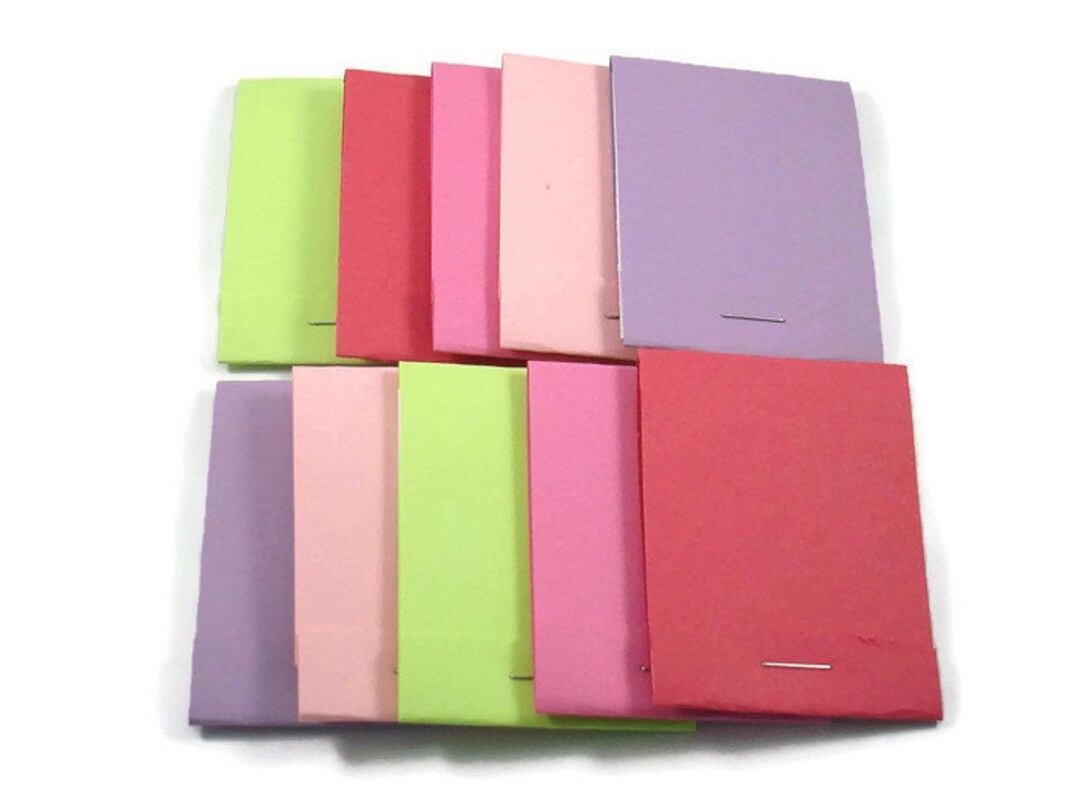 20 Matchbook Notepads Match Books Mini Note Pads in Butterfly Wings - Etsy