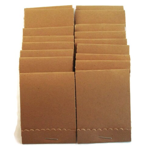 Set of 24 Matchbook Notepads in Kraft Cardstock Party Favor - Etsy