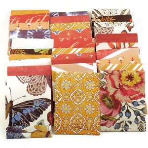 30 Mini Matchbook Notepads Matchbook Favors in Boho Beauty - Etsy