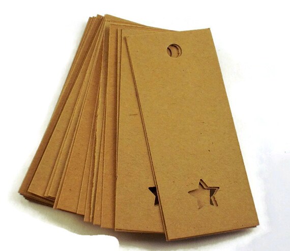 Kraft Gift Tags in Superstar Set of 50 | Etsy