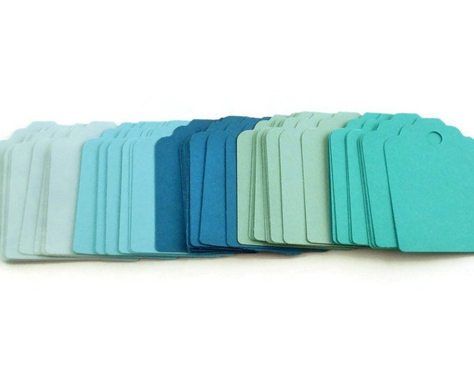 Watercolor Christmas Gift Tags With Black Velvet Ribbon Holiday Gift ...