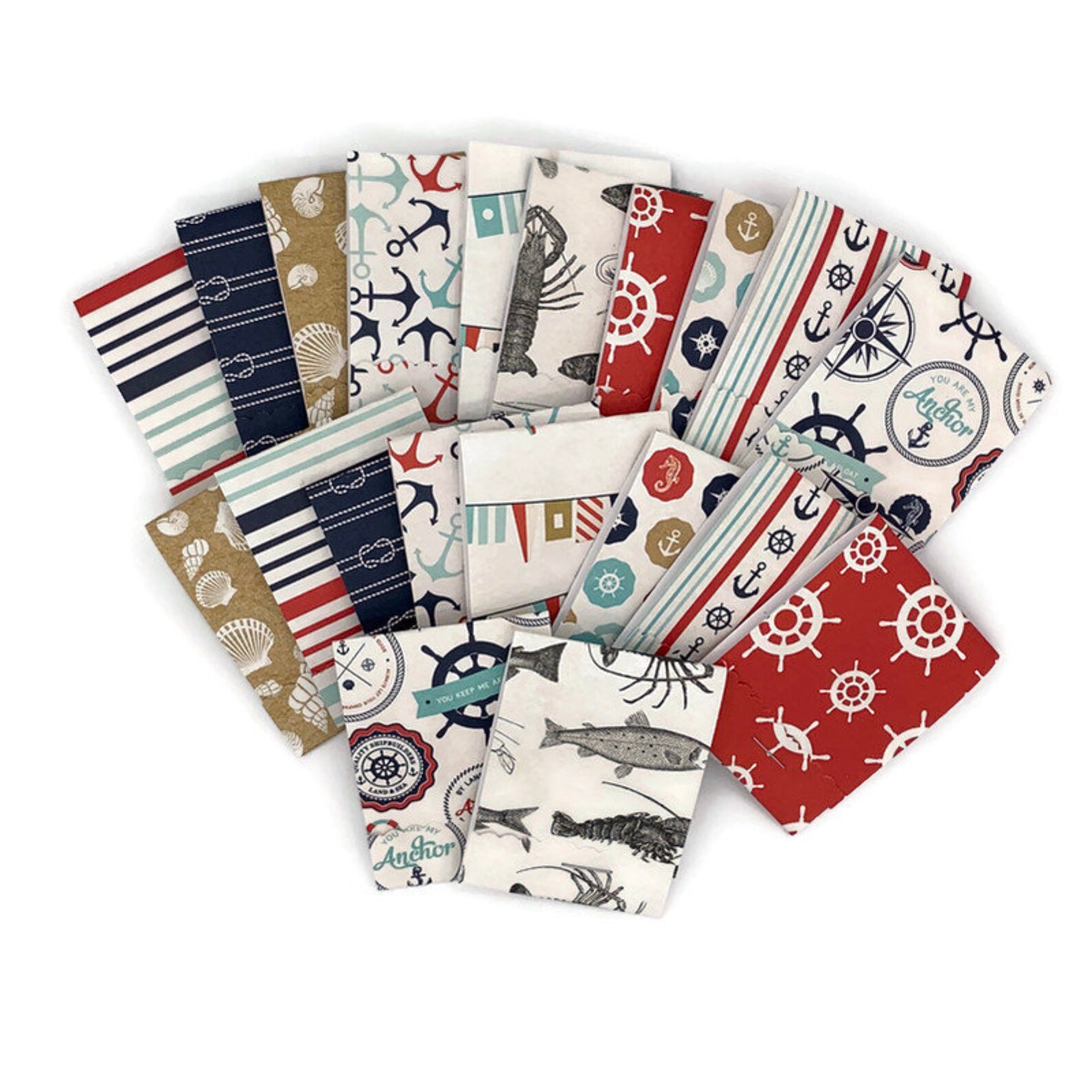Set of 20 Matchbook Notepads Mini Note Pads in Ahoy There | Etsy