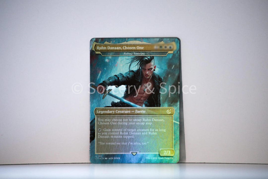 Ruhn Danaan, Chosen One - Crescent Series - MTG Proxy Trading Card ...