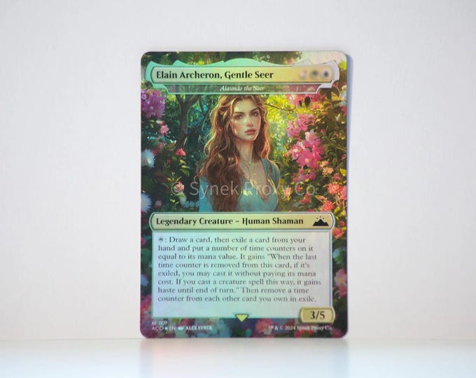 ACOTAR Series MTG Proxy Trading Card - Feyre Archeron, Cursebreaker ...