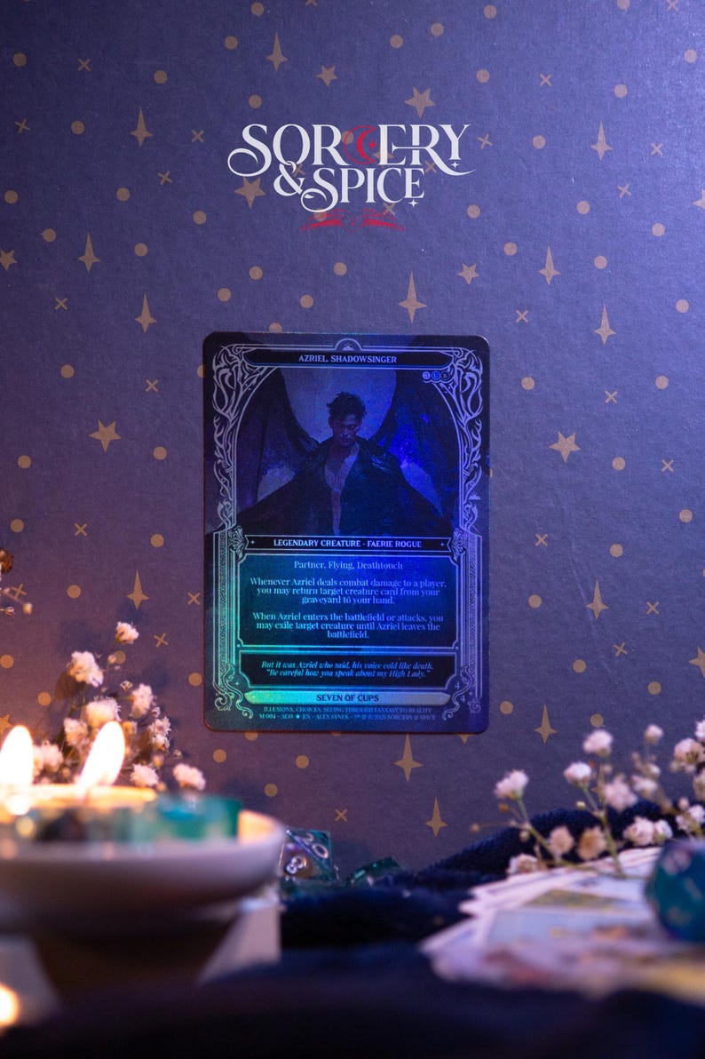 Azriel, Shadowsinger - Original Mtg-compatible Tarot Trading Card ...