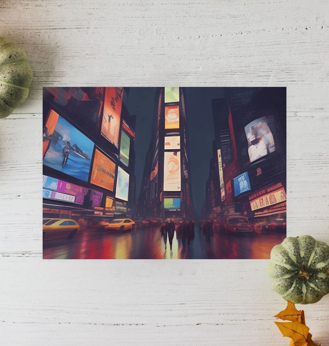 Times Square, New York Print - Etsy