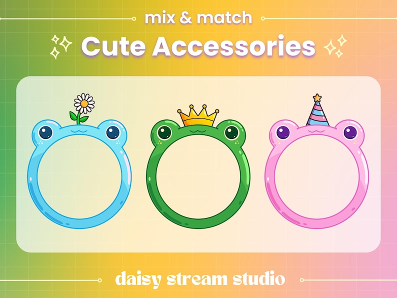 Animated Froggy Webcam Overlay Pack Webcam Borders and Decorations for ...