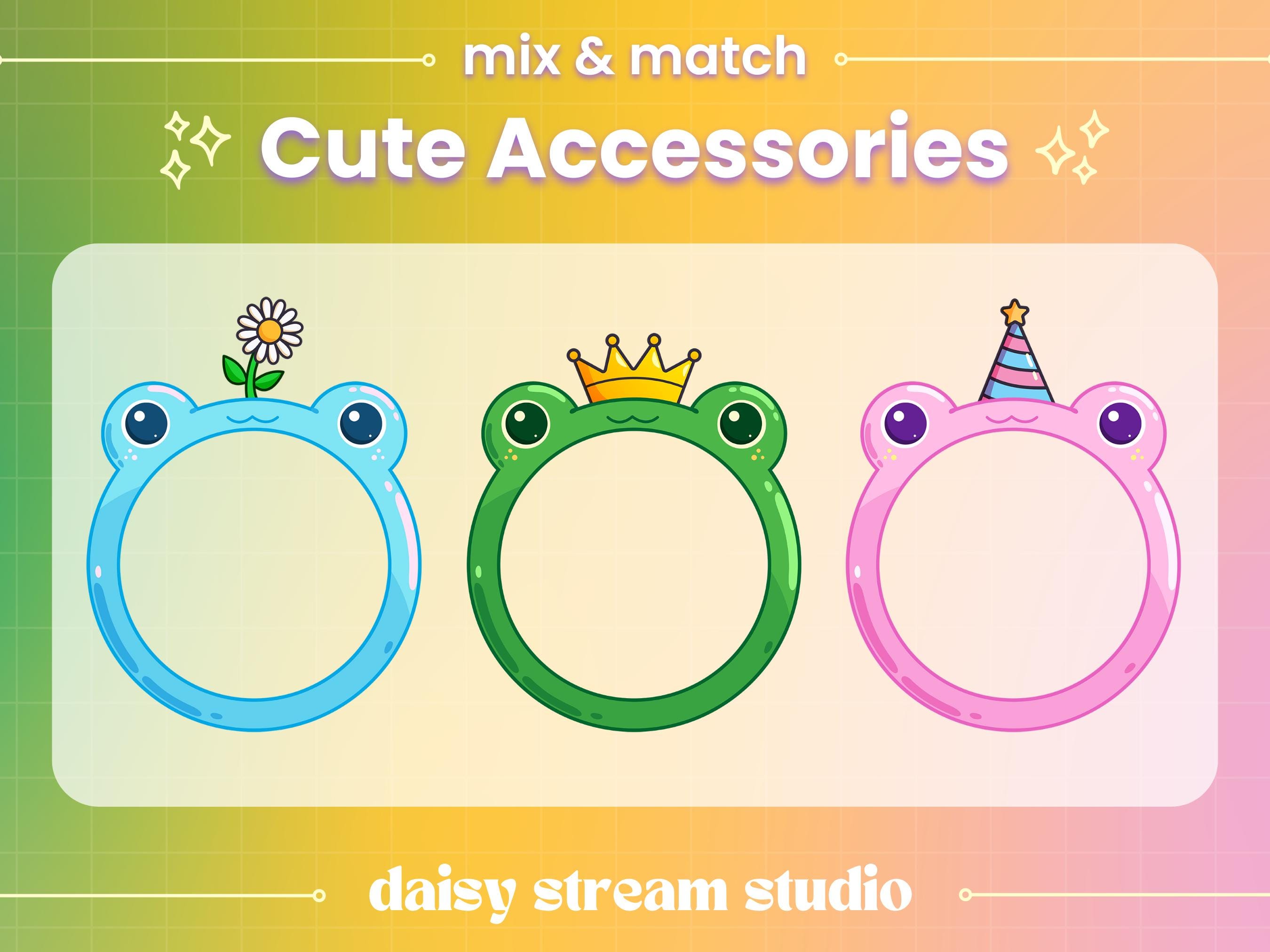 Animated Froggy Webcam Overlay Pack | Webcam Borders and Decorations ...