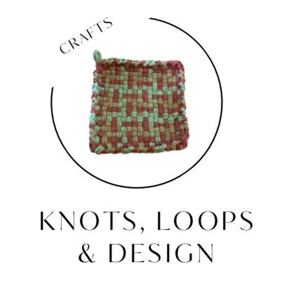 Handwoven Cotton Potholder: Fall Leaves Trivet, USA Made - Etsy
