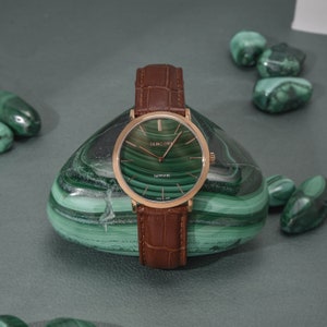 Alene Malachite Watch,gift for Girlfriend,women Jewelry,bride Gift ...