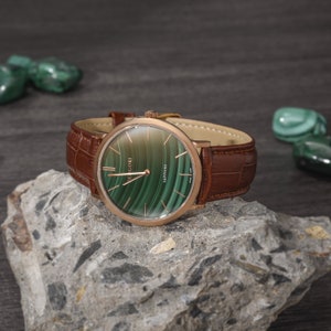 Alene Malachite Watch,gift for Girlfriend,women Jewelry,bride Gift ...