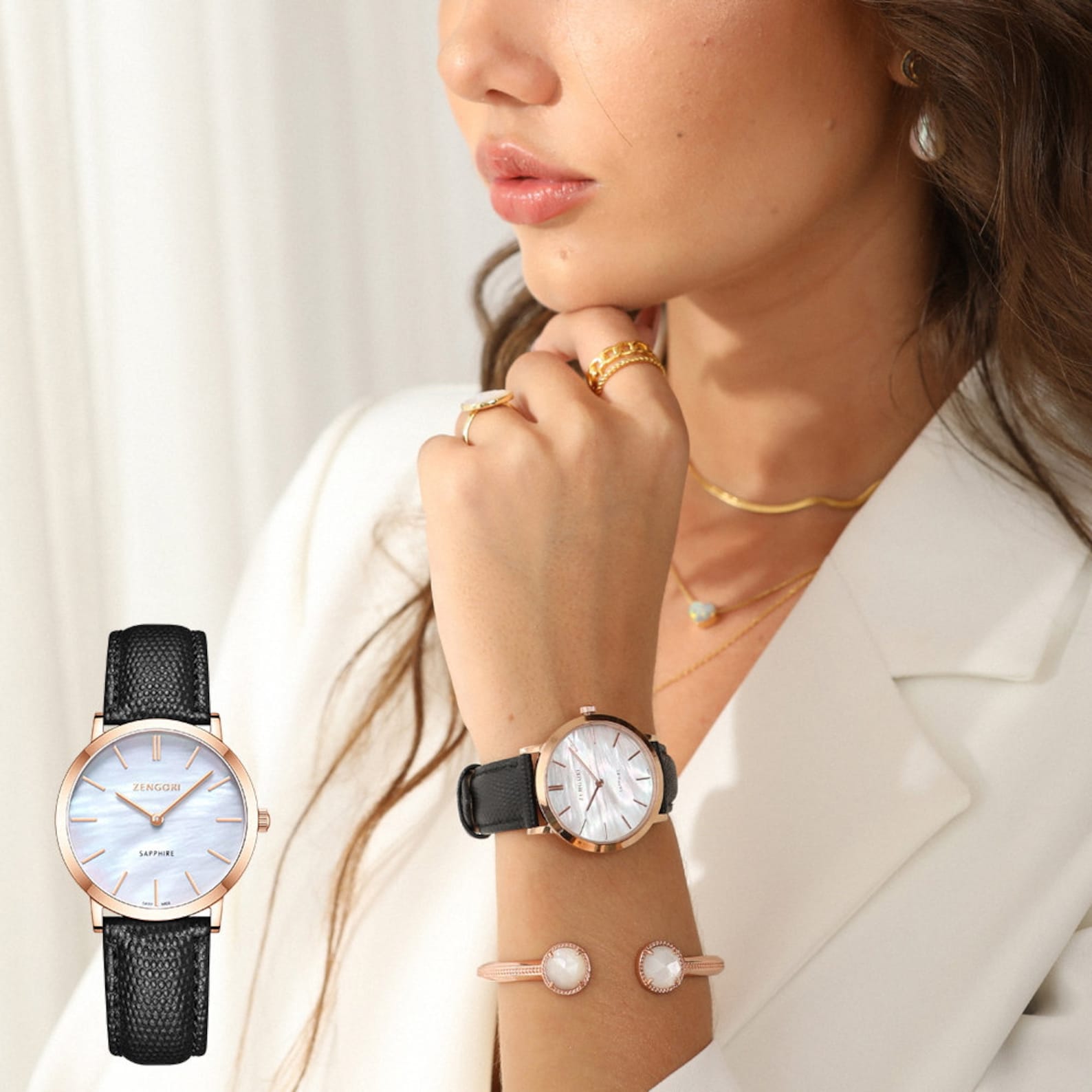 Luxury Shell Watch,gemstone Watch,mother of Pearl Wrist Watch,seashell ...