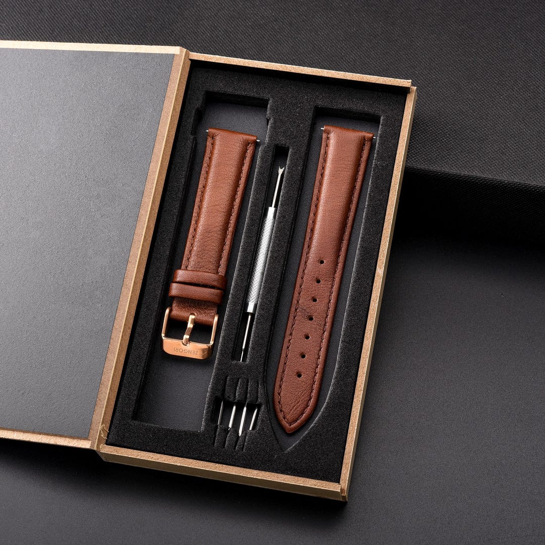 Replacement Watch Strap Band,ladies Leather Watch Strap Band, 18mm ...