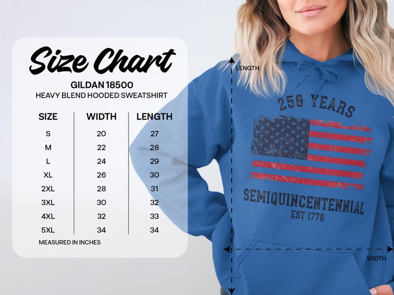 250 Years Semiquincentennial Hoodie, Patriotic Gift, USA Birthday ...