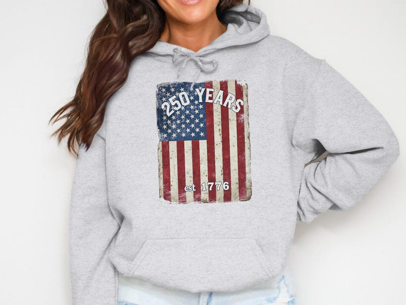 Americas 250th Birthday Hoodie, Patriotic Unisex Hoodie, Democratic ...