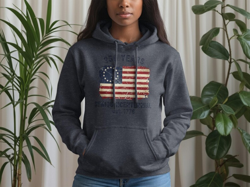 Semiquincentennial Hoodie, 250 Years America, Patriotic Hoodie, Unisex ...