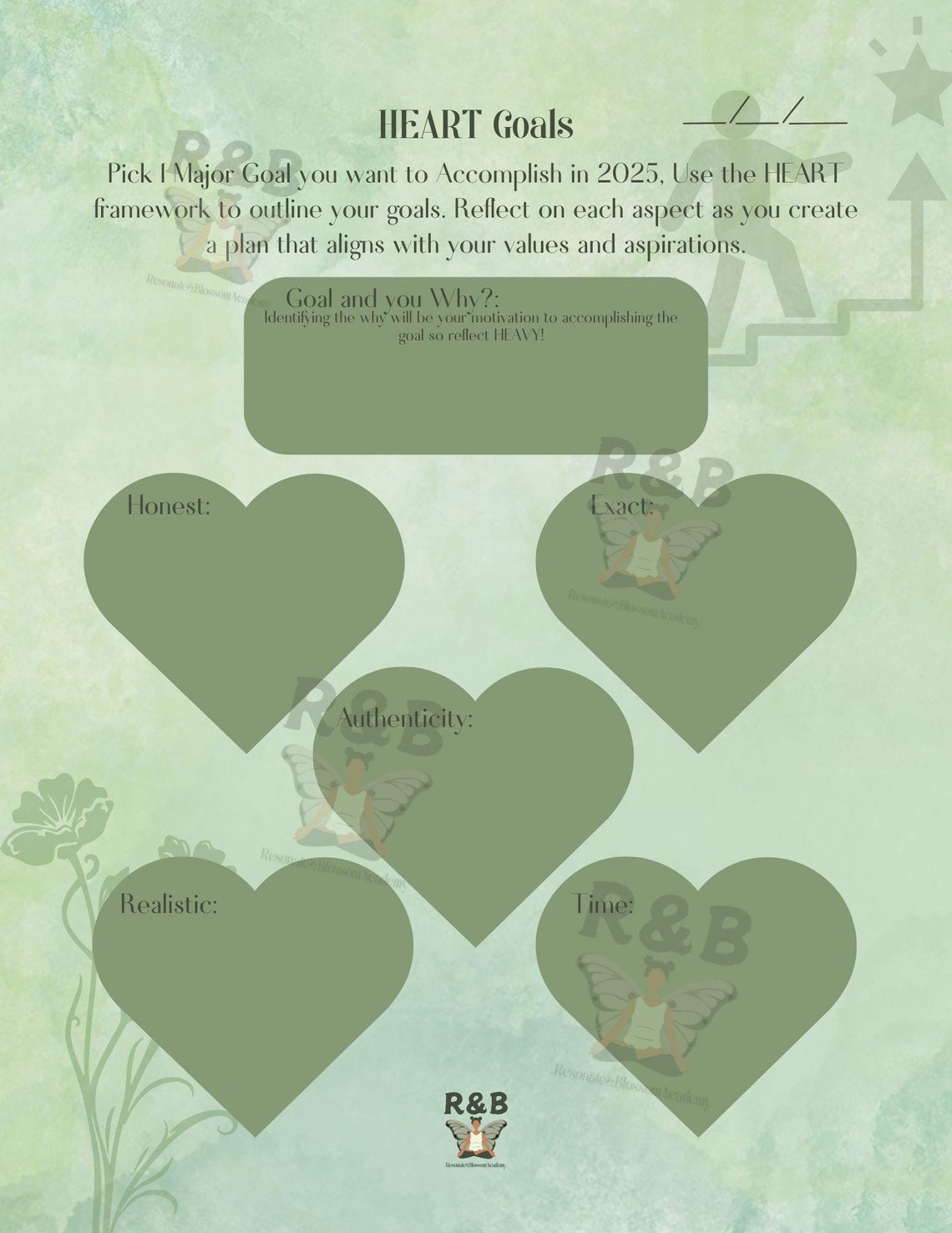 2025 Goal Setting Package Downloadable/printable Worksheets - Etsy