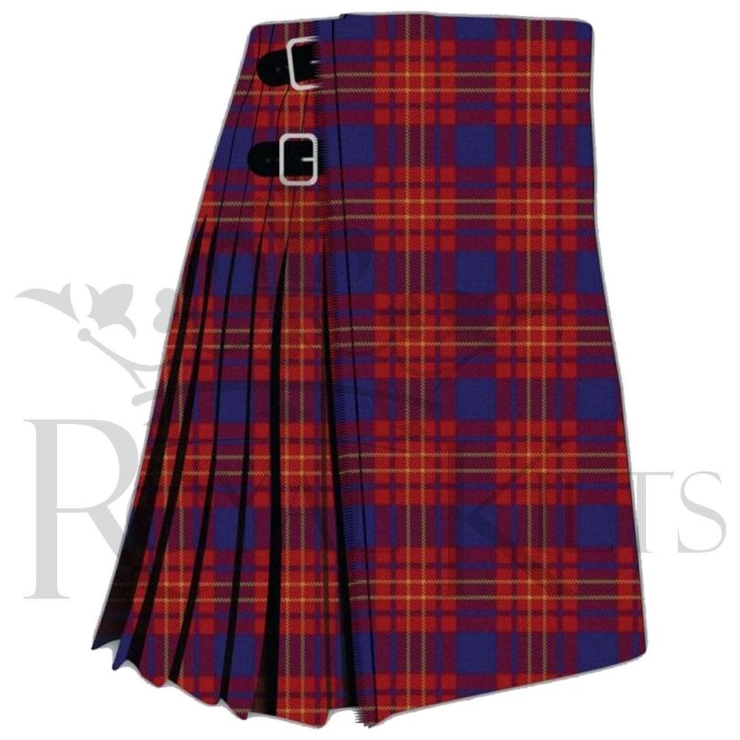 Highland Scottish Butler Modern Men's Handmade 8 Yard Tartan Kilt ...