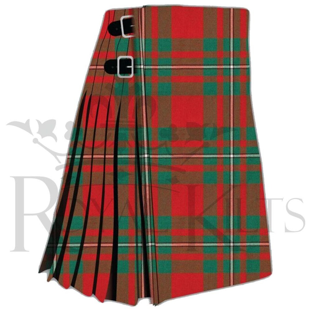 Highland Scottish Clan Macgregor Ancient Men's Handmade 8 Yard Tartan ...