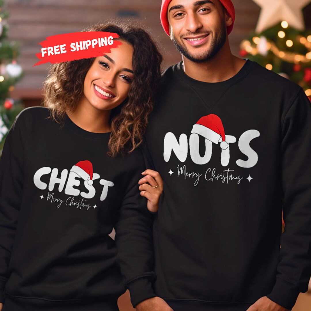 Couple Christmas Shirt: Chest and Nuts Shirt, Chestnuts Married ...