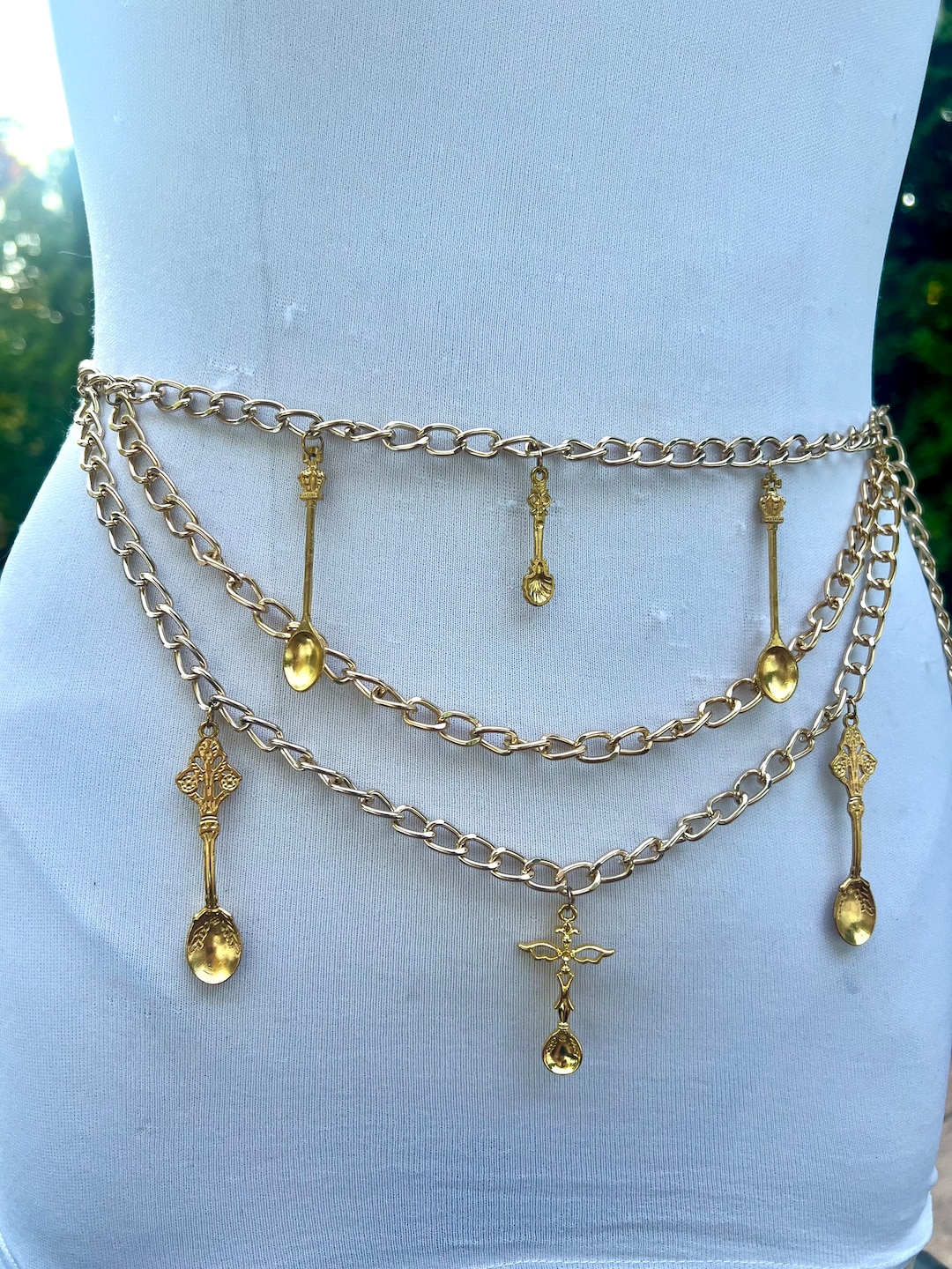 Golden Child Chain Belt - Etsy