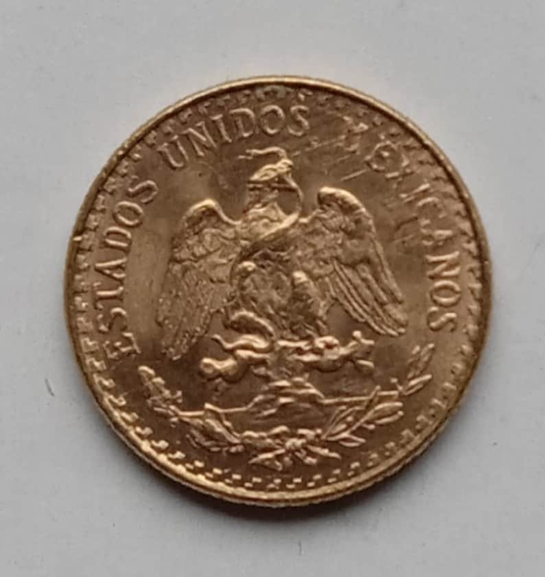 1947 Dos Pesos Gold Coin - Etsy